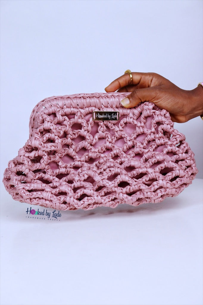 Crochet Bag with Tassel | Double Tone Crochet Bag | Hooked by Lade